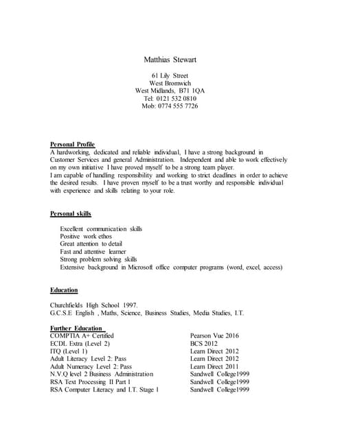 Statement of suitability | DOCX