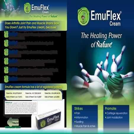 Emu flex cream brochure | PDF