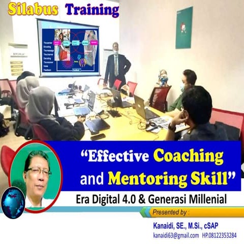 Silabus Training _"Effective COACHING & MENTORING Skill" di Era Digital 4.0 & Generasi Millenial ...