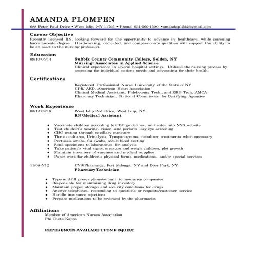 RN resume | DOCX