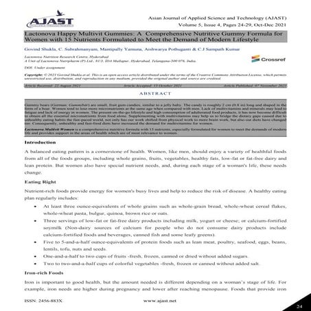 Lactonova Happy Multivit Gummies: A Comprehensive Nutritive Gummy ...