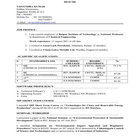 resume dec 2015 | DOC