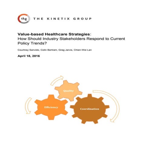 Value-Based Healthcare Strategies | PDF | Health Insurance | Insurance