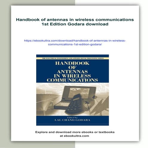 Handbook of antennas in wireless communications 1st Edition Godara | PDF