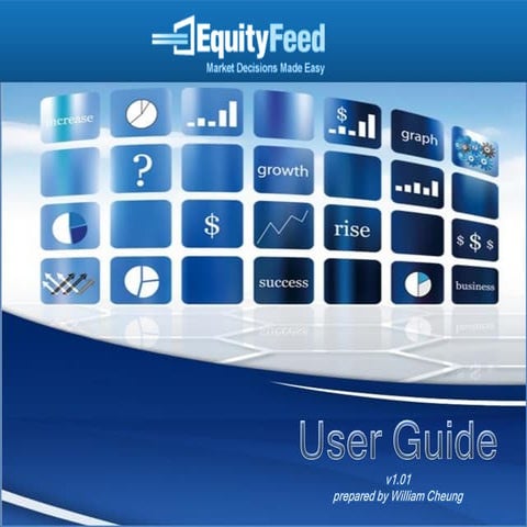 EquityFeed User Guide v1.01 prepared by William Cheung | PDF | Stocks ...
