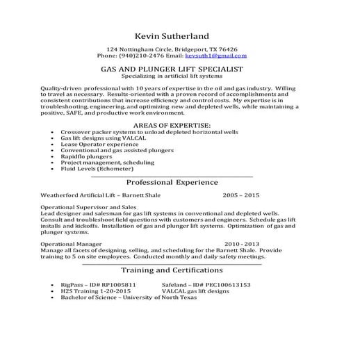 Kevin Sutherland | PDF
