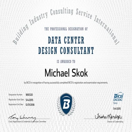 DCDC Certification_2018 | PDF