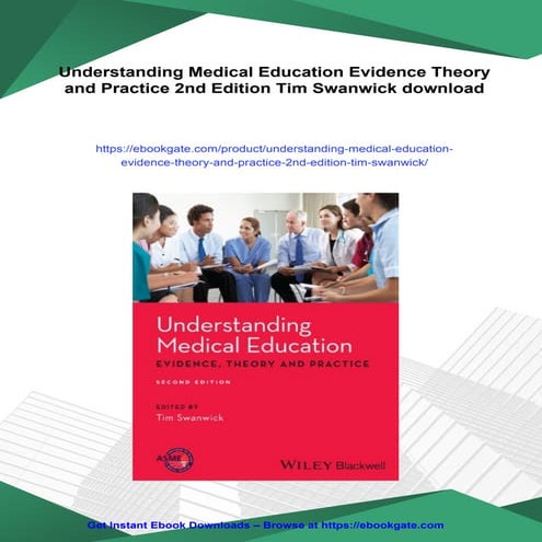 Understanding Medical Education Evidence Theory and Practice 2nd ...