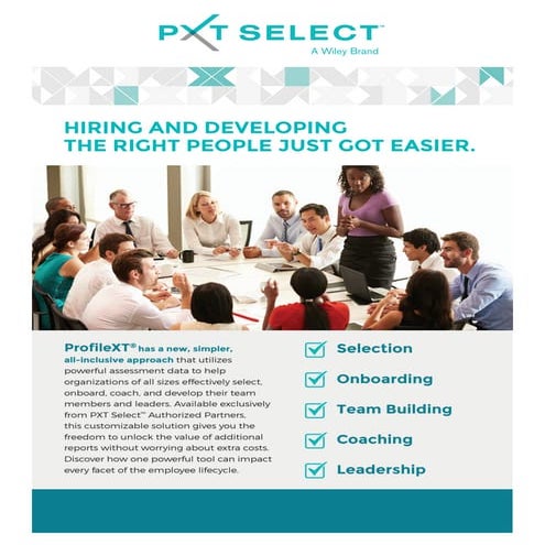 PXT Select Brochure Web 052516 | PDF