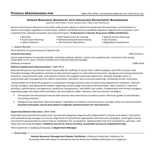 Sandrea Strigglers Human Resource II | DOCX
