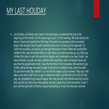 My last holiday.pptx