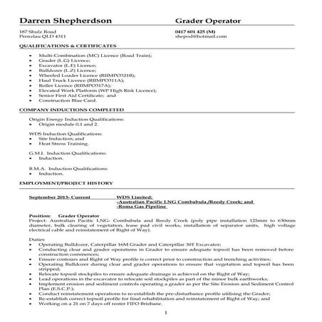 CV - Hussin Bin Ahmad | DOC