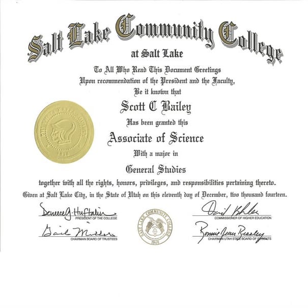 SLCC Associates Degree | PDF