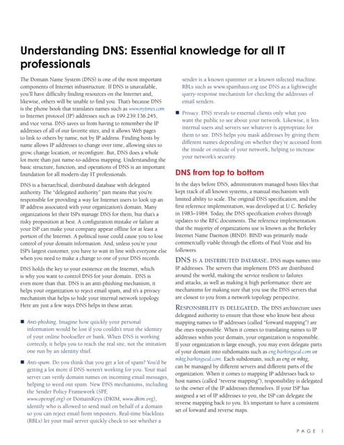 Name Services and Domain Name System | PPTX