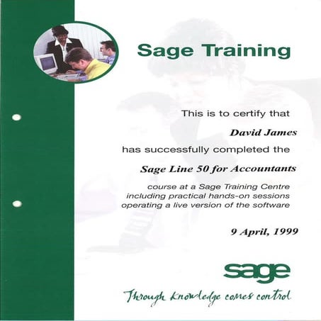 Various Sage certificates | PDF