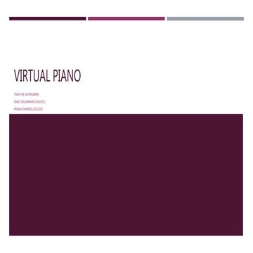 Virtual Piano | PPT