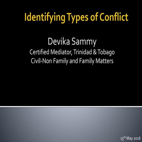 Types of Conflict | PPT