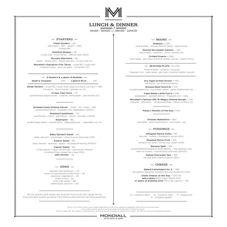 Culinary portfolio | PPTX