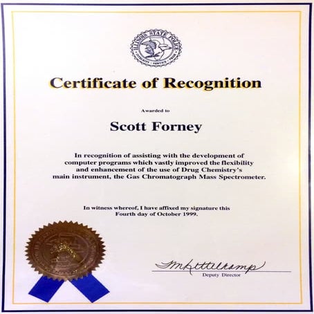 ISP Certificate of Recognition | PDF