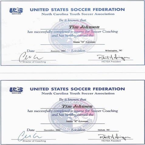 Soccer Licenses | PDF