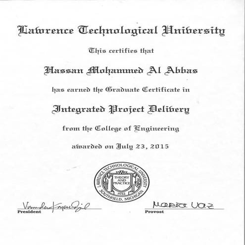 Graduate Certificate | PDF
