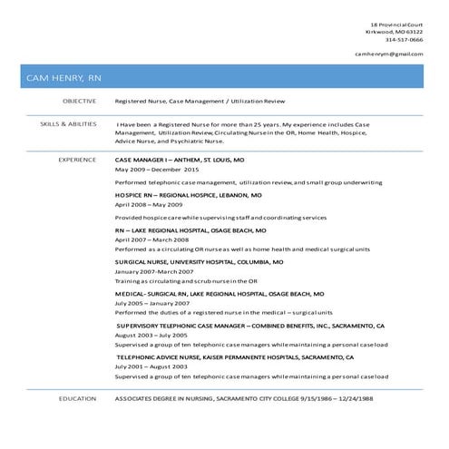 Erin OBrien resume | PDF