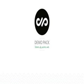 Demo Pack Sunum | PPTX