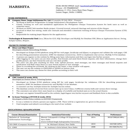 HARSHITA_CV | PDF
