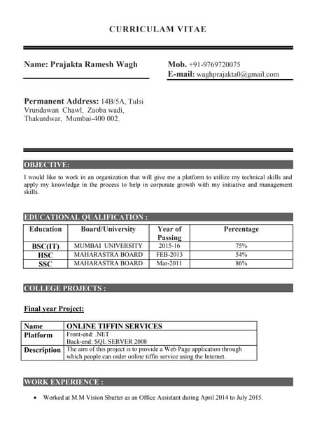 SAMAR MAJUMDER CV | PDF