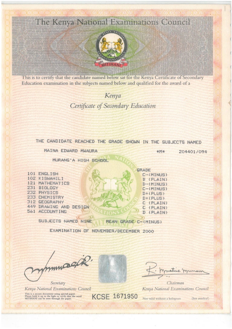 Kcse Cert kcse-cert