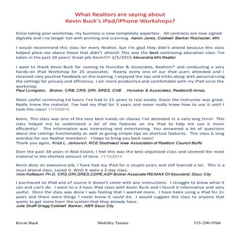 iPad Class Recommendation | PDF