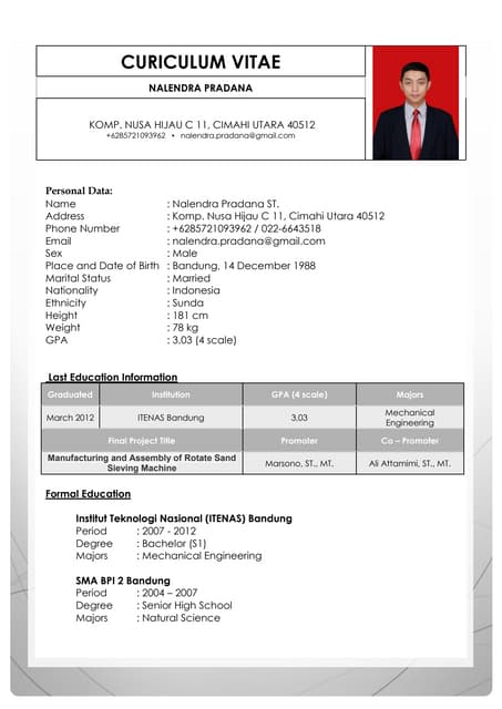 CV Parama_data_unit Taufik | PDF