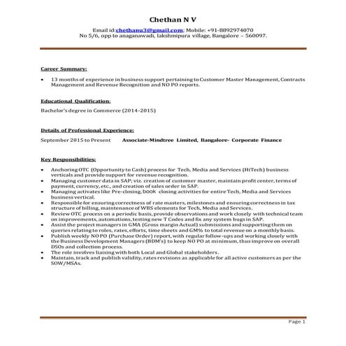 Chethan CV | DOCX