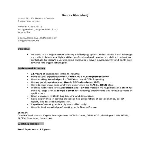 Gaurav Bharadwaj Oracle Adf Hnc Docx Free Download