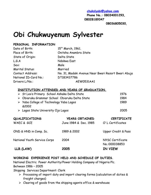 UNEGBU IJEOMA ESTHER CV | DOCX