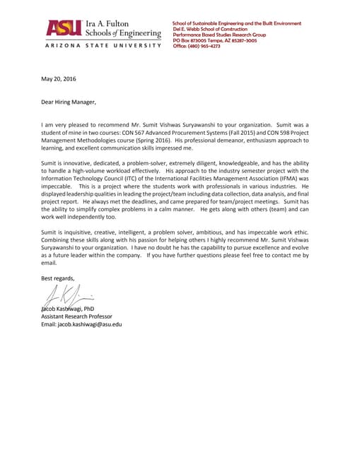 Dr. Liu Letter of Recommendation | PDF