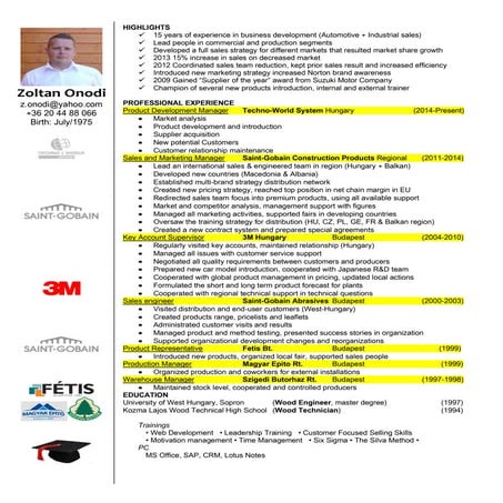 CV Mirko Bortoloso - English | PDF