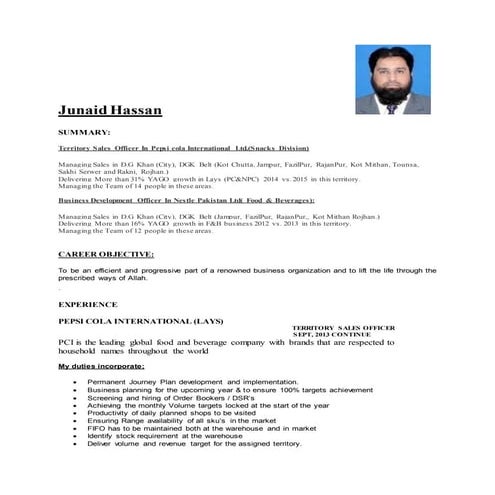 Junaid Hassan CV | DOCX