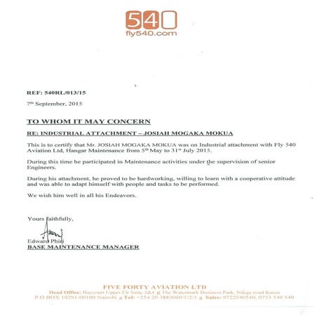 Fly 540 recommendation | PDF