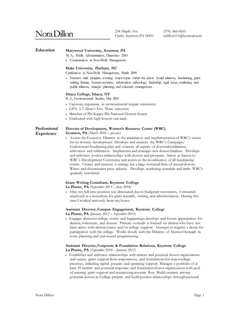 colleen freigant resume | PDF