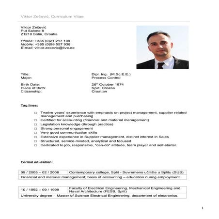 CV - Steven Bontekoe | DOC