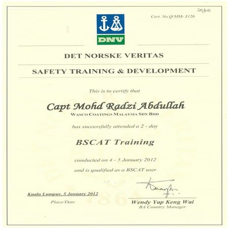 BSCAT Training | PDF