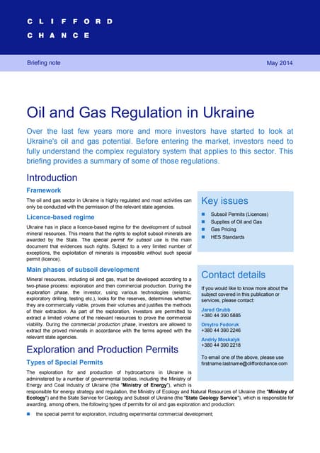 CB - Oil and Gas Regulatory Framework | PDF CB - Oil and Gas Regulatory Framework | PDF