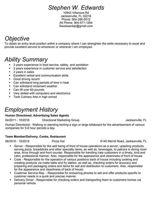 Oct resume including degree | PDF