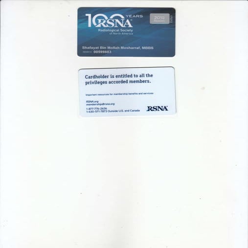 RSNA Membership Card | PDF
