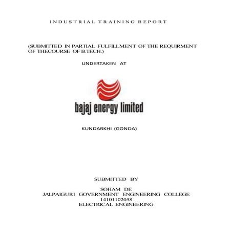 INDUSTRIAL TRAINING REPORT.docx 1 (1) | PDF