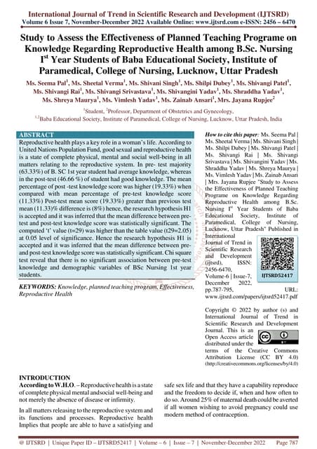 OBG Research | Obstetrical Gynecology | Problem statements | PPTX