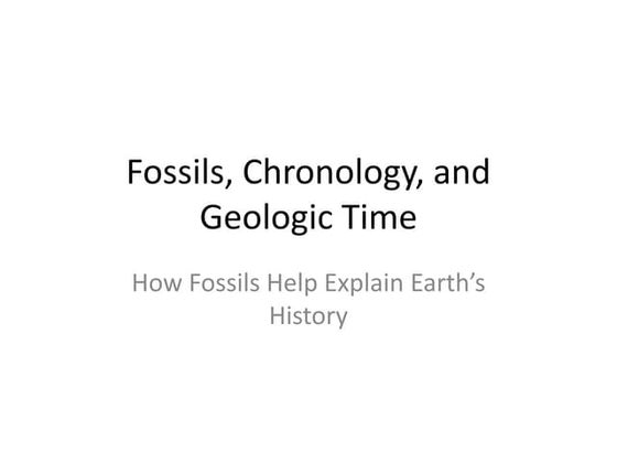 Evidence from fossil records GRADE10 | PPT