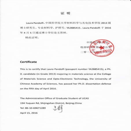 PhD Certificate | PDF