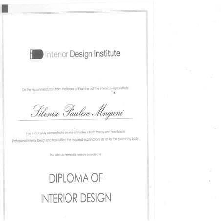 Diploma in Interior Design | PDF | Interior Decorating | Home & Garden